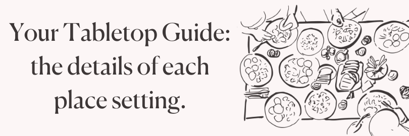 Download Your Tabletop Guide: The Details Of Each Place Setting – The Dowry