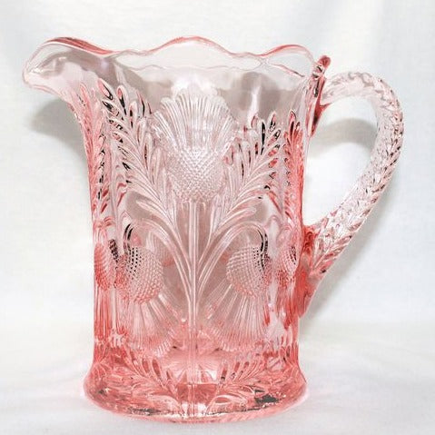 Shop American Mosser Glass | Inverted Thistle Rose Pitcher | The Dowry