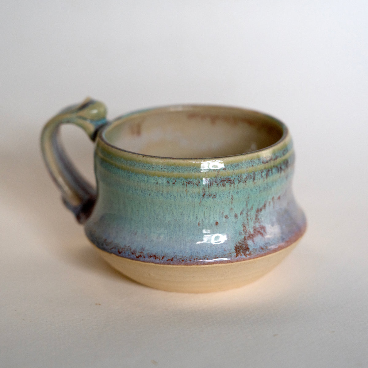 American Made, Handcrafted | Ceramic Curvy Wide Mug | The Dowry