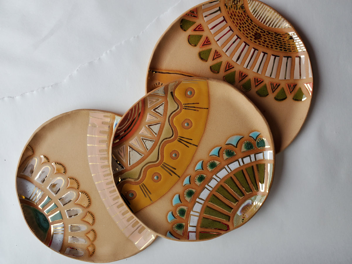 Shop Handcrafted Ceramic Curious Clay Salad Plate | The Dowry