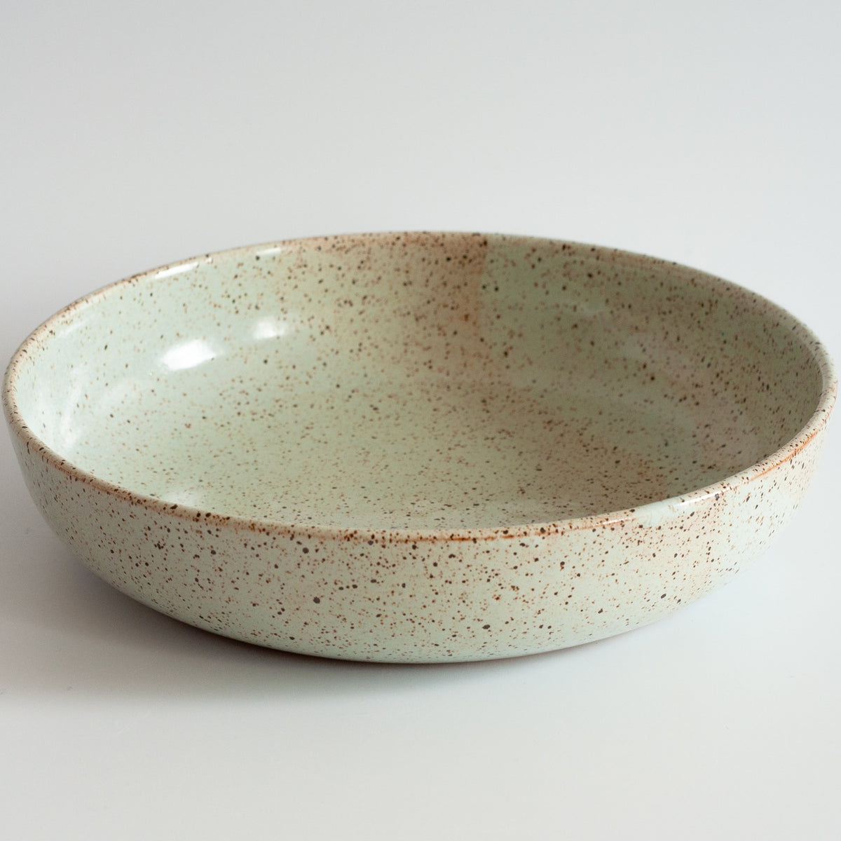 Shop Handcrafted Ceramic Light Blue Pasta or Soup Bowl | The Dowry